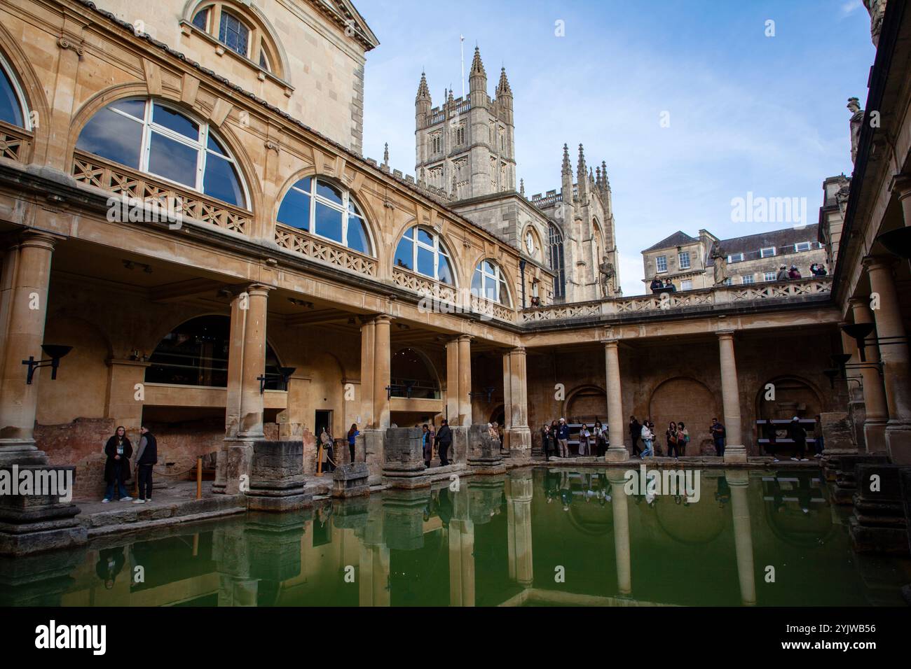 The Roman Baths in the city of Bath, England Stock Photo - Alamy