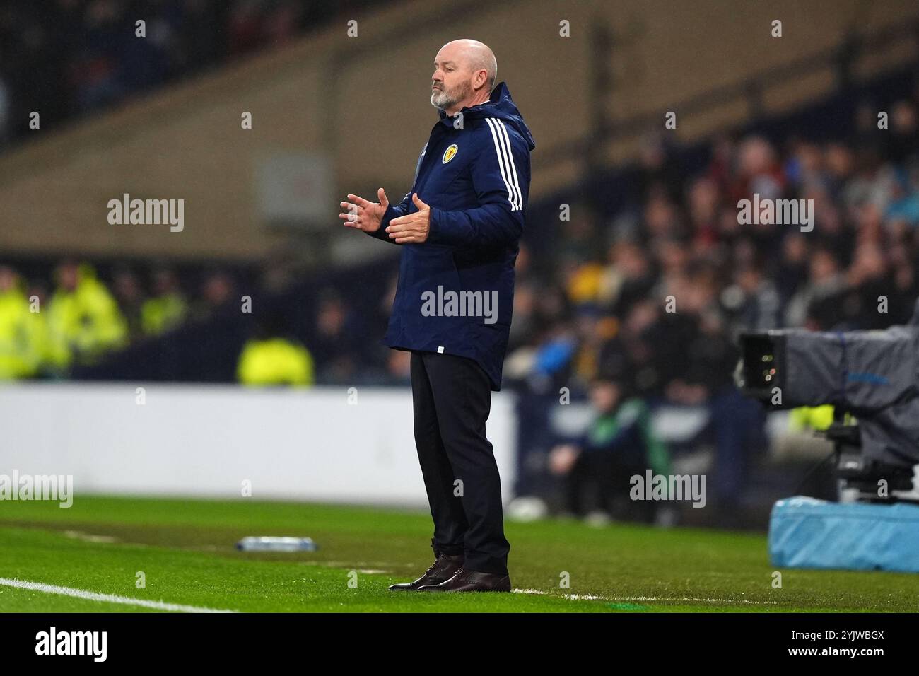 Scotland head coach Steve Clarke during the UEFA Nations League Group ...