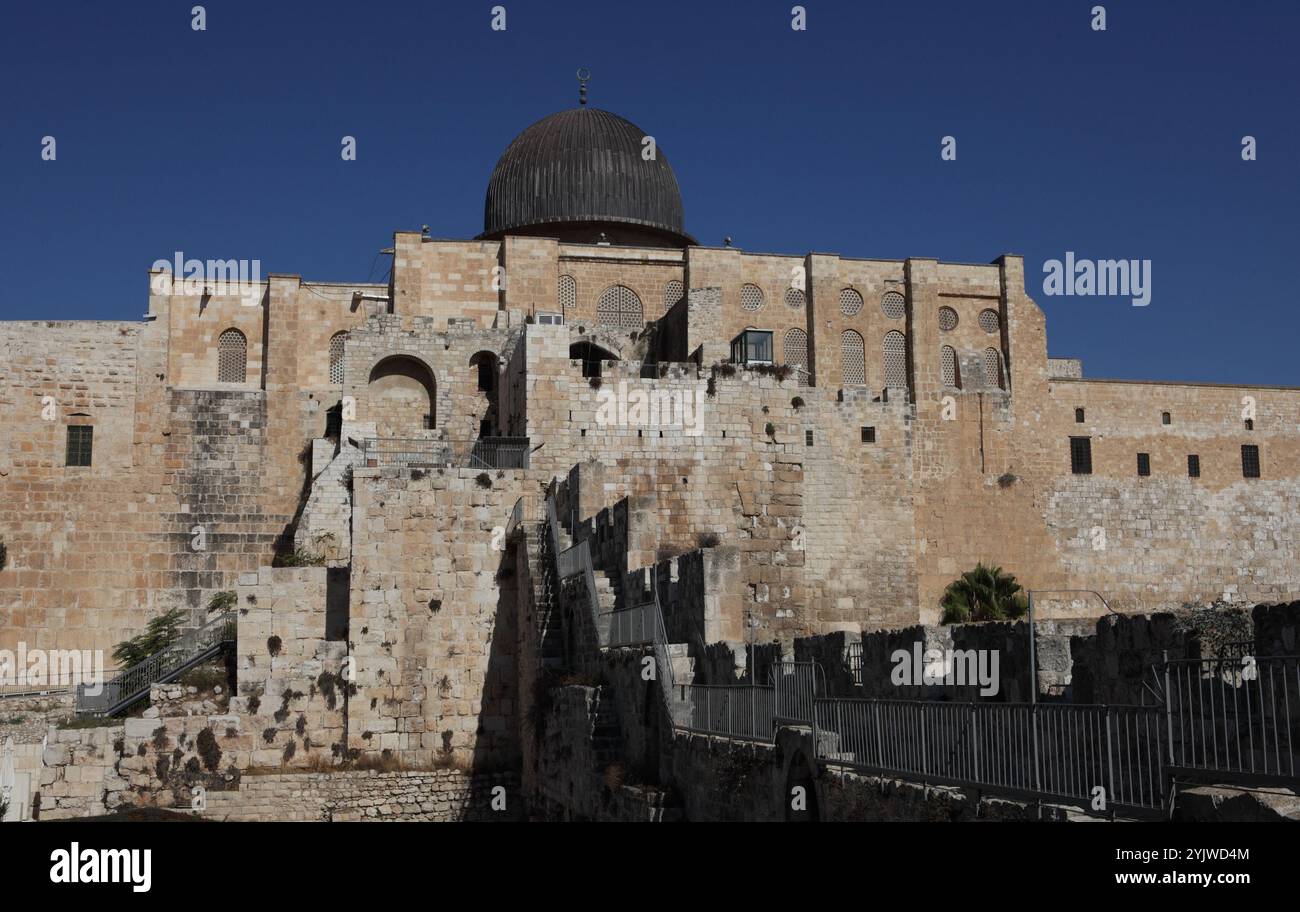 Al Aqsa Mosque on the Temple Mt. taken at Davidson Center, Islam says ...