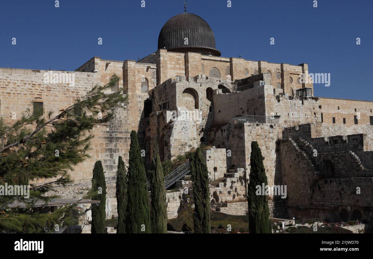 Al Aqsa Mosque on the Temple Mt. taken at Davidson Center, Islam says ...
