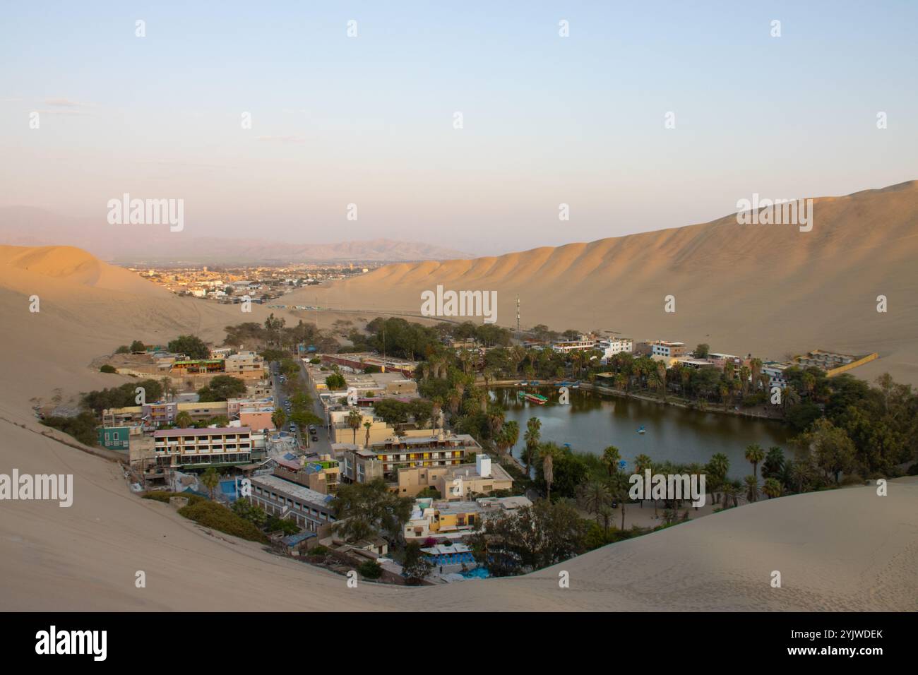 Huacachina oasis, Peru Stock Photo - Alamy