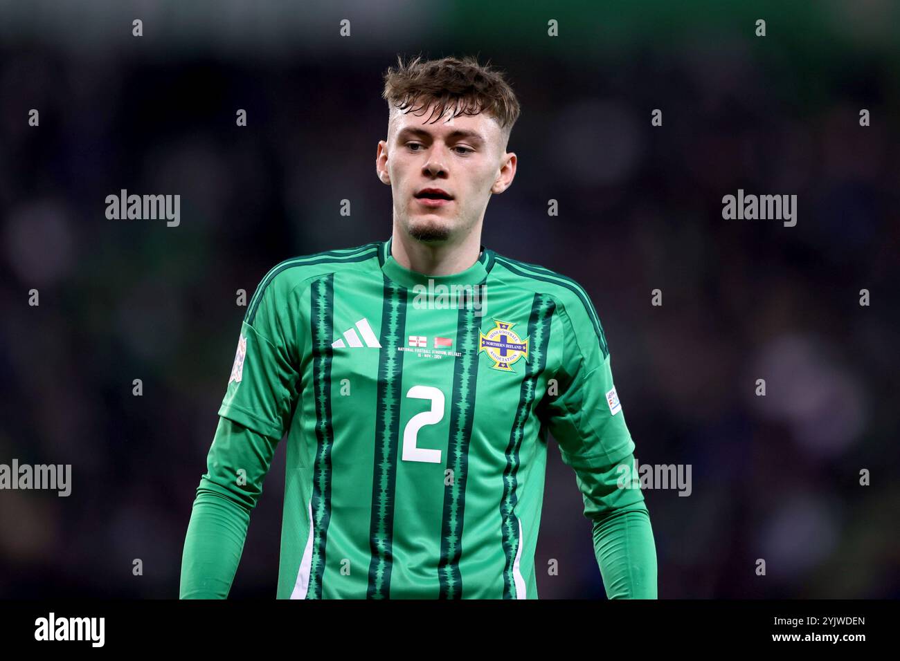 Northern Ireland’s Conor Bradley during the UEFA Nations League Group ...