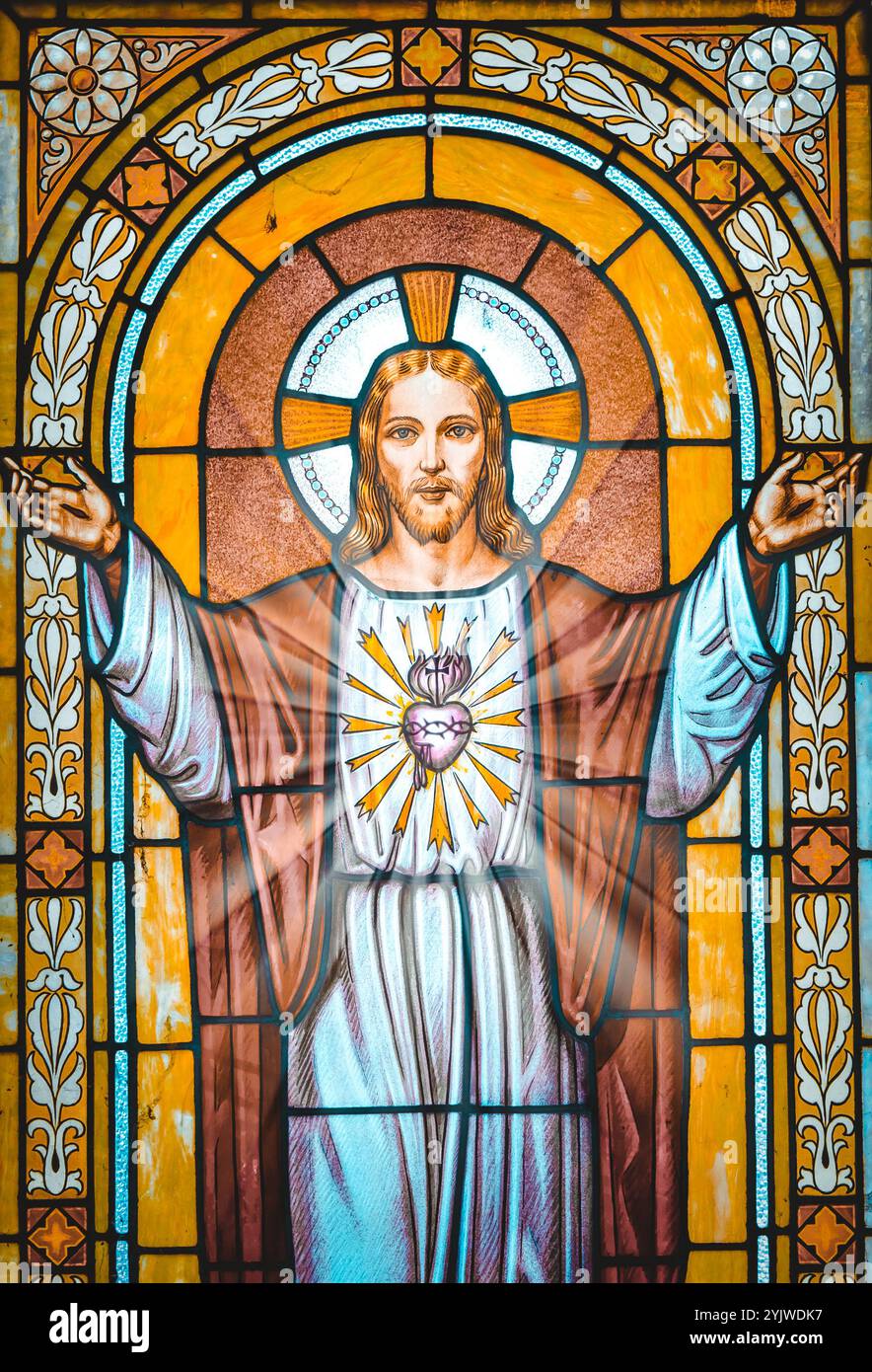 Jesus Christ light. Symbol of love, faith, peace, spiritual ...