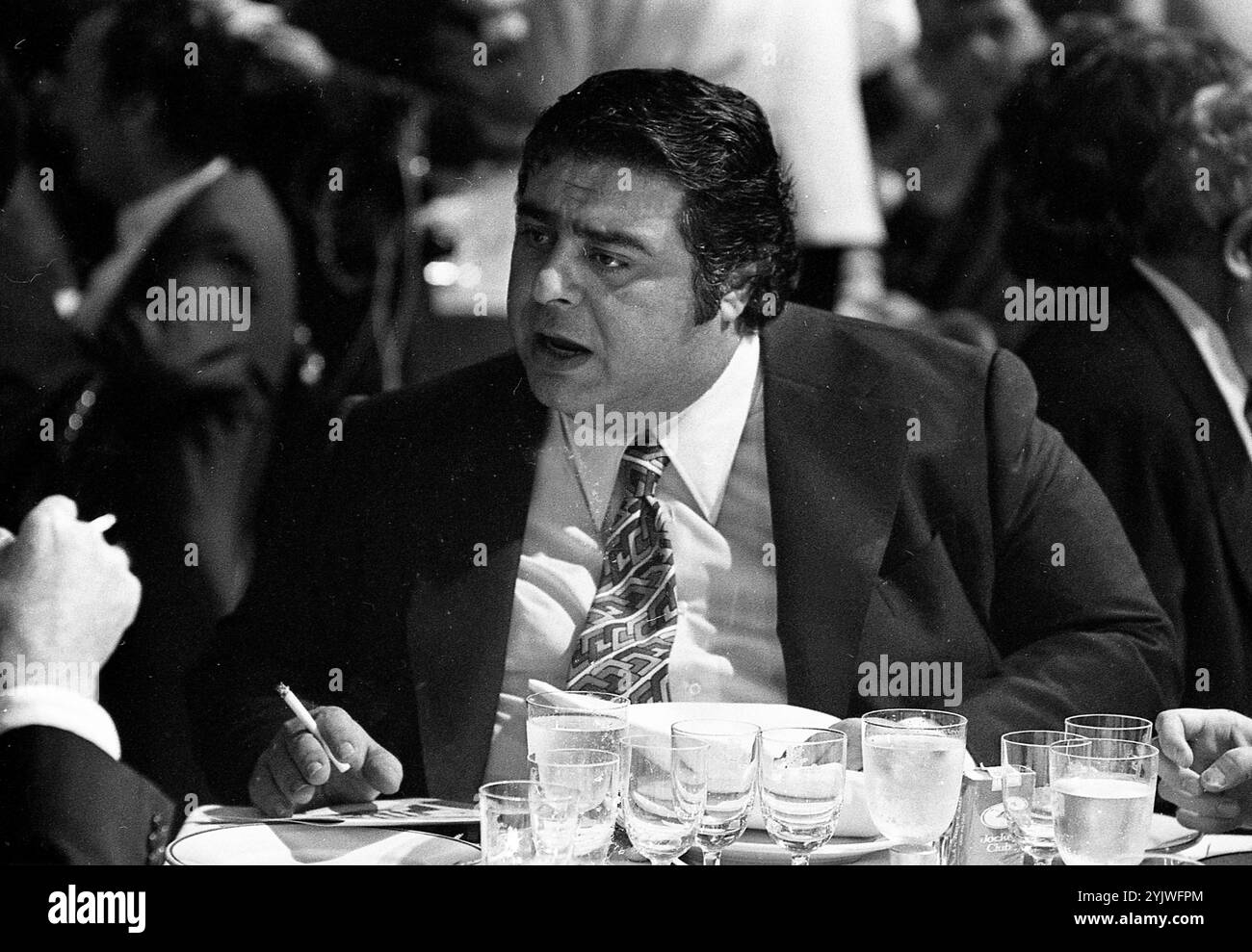 Argentine TV, film and theater actor Jorge Porcel during an APTRA (TV ...