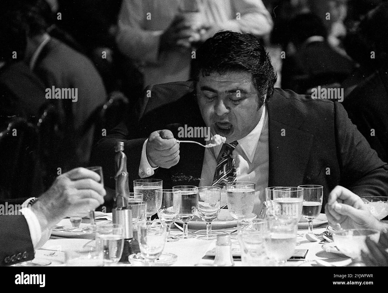 Argentine TV, film and theater actor Jorge Porcel during an APTRA (TV ...