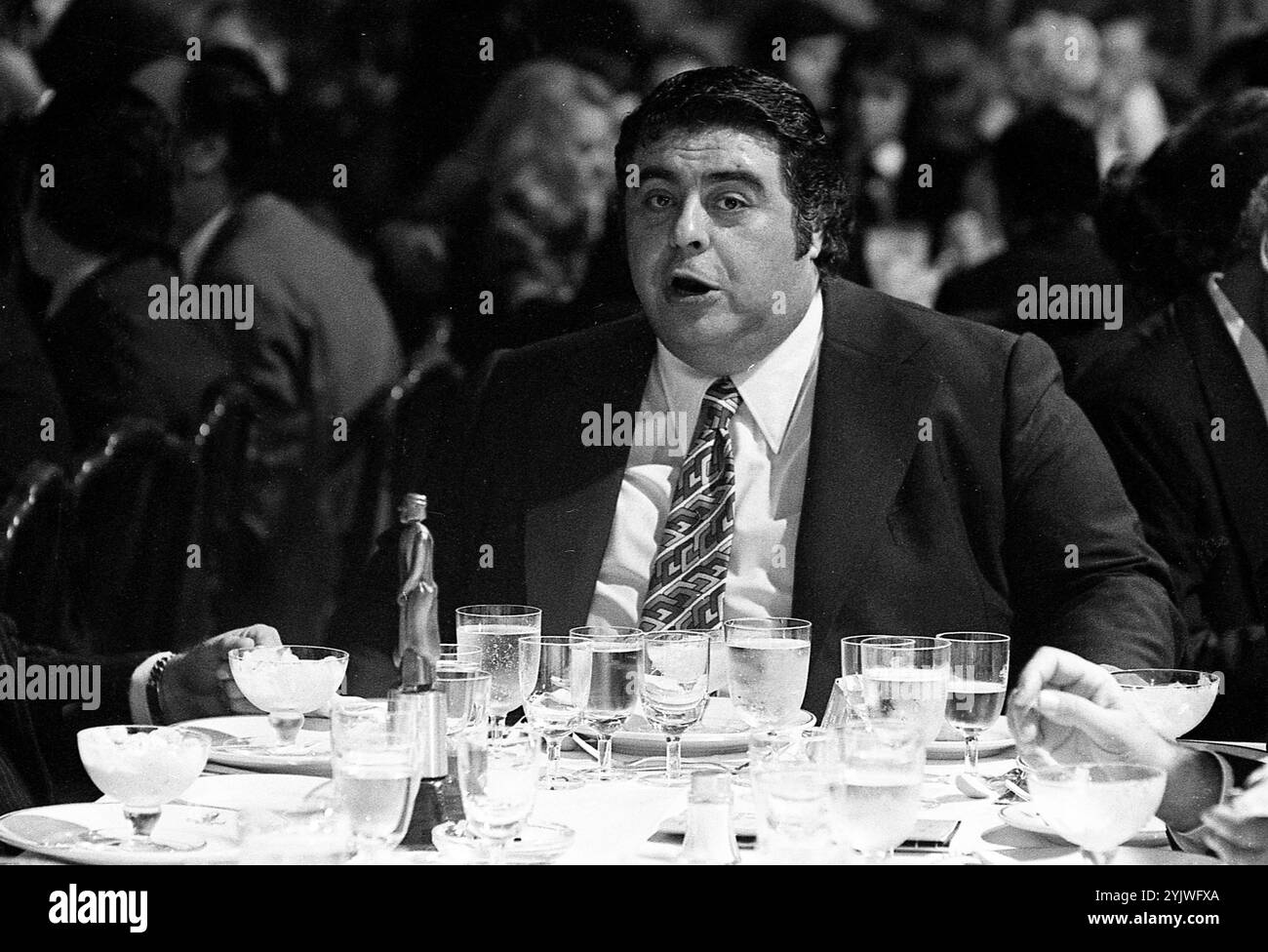 Argentine TV, film and theater actor Jorge Porcel during an APTRA (TV ...