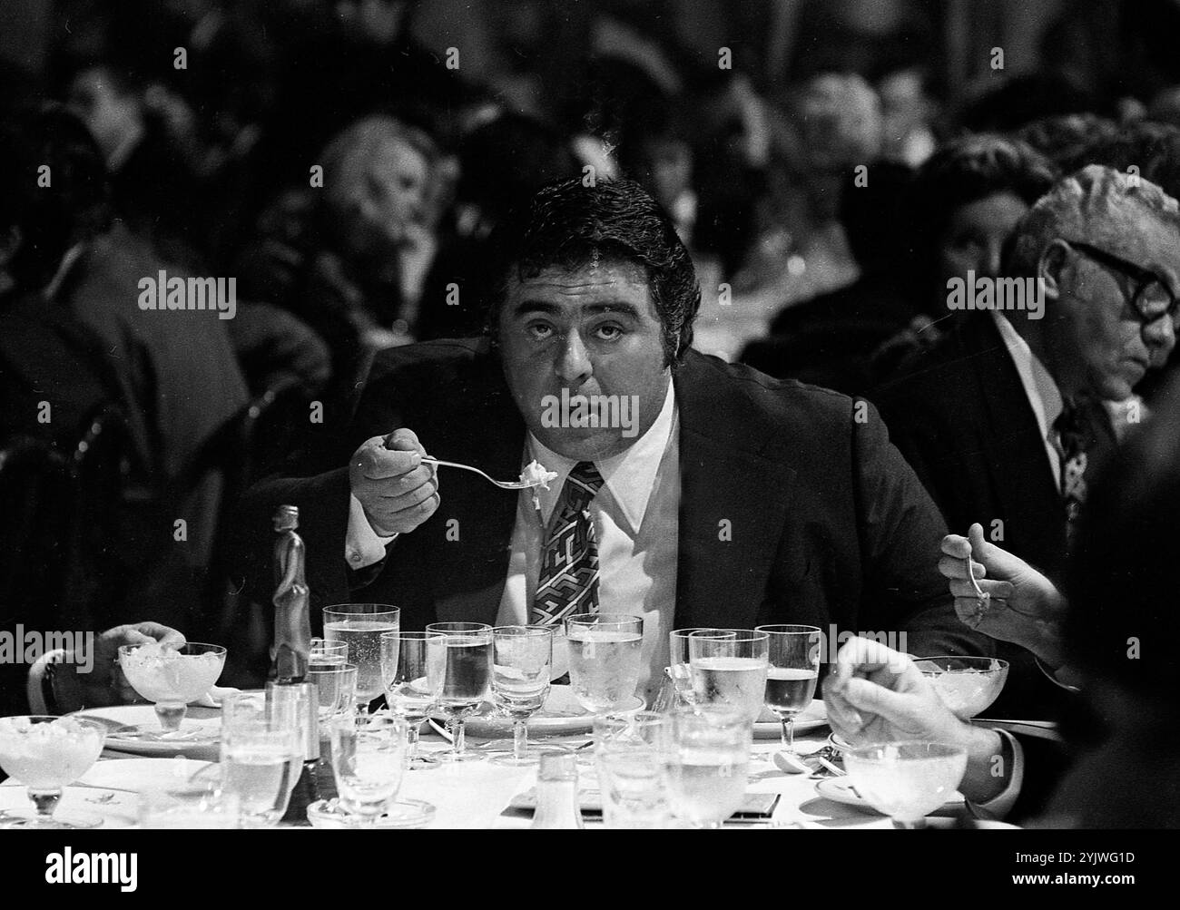 Argentine TV, film and theater actor Jorge Porcel during an APTRA (TV ...
