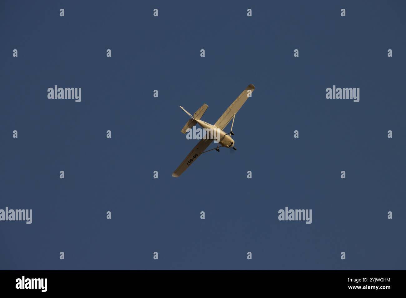 Airplane flying over Nazca lines Stock Photo - Alamy