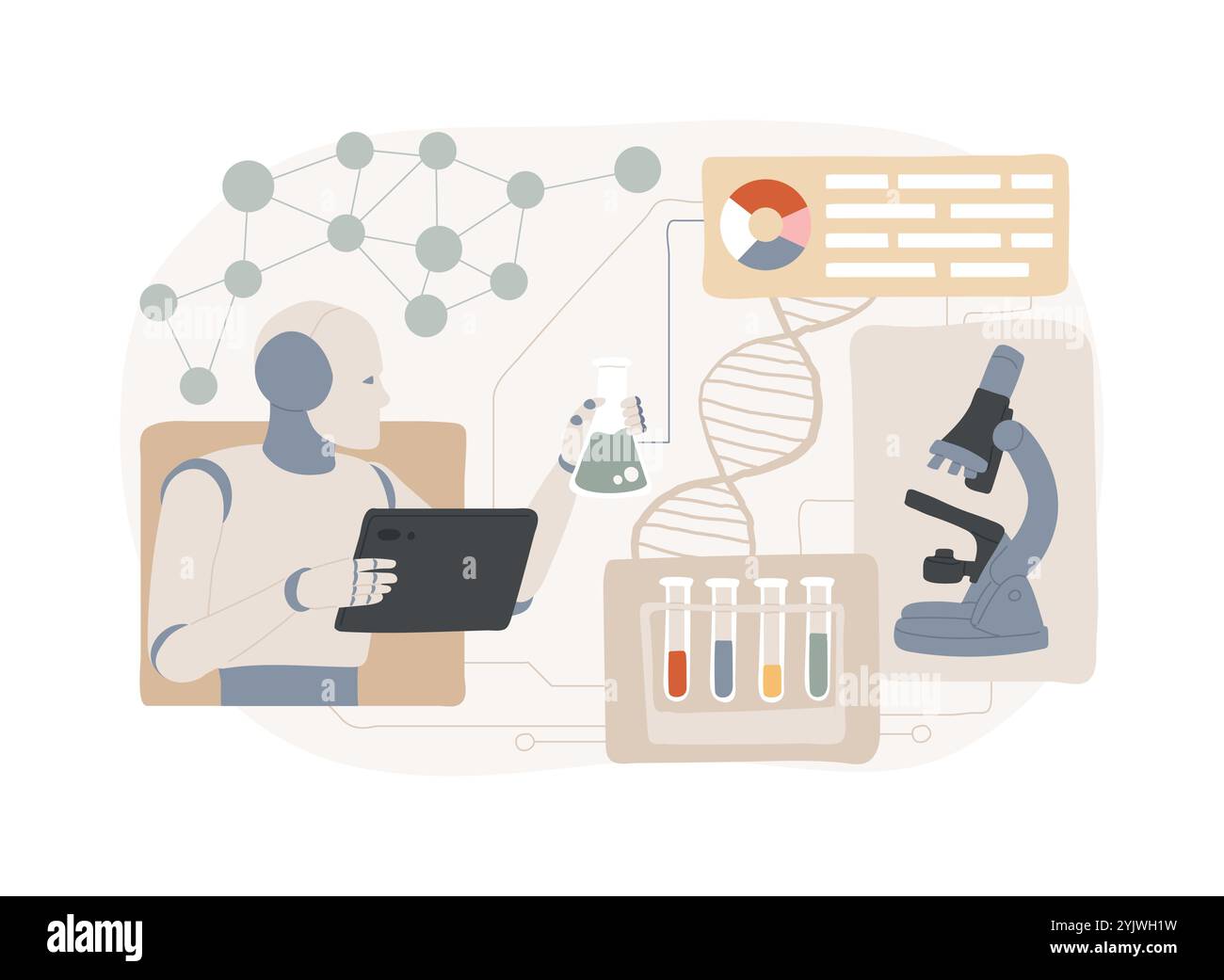 AI-Streamlined Lab Processes abstract concept vector illustration Stock Vector Image & Art - Alamy