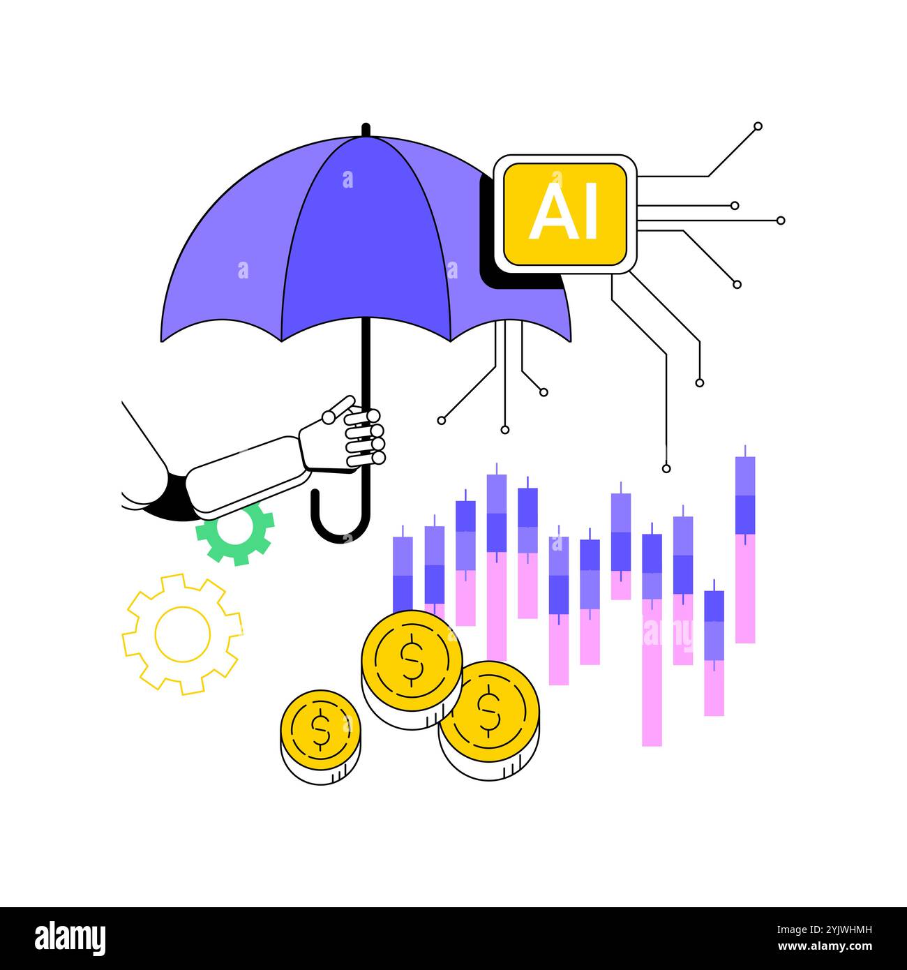 AI-Powered Risk Management Strategies abstract concept vector ... AI-Powered Risk Management Strategies abstract concept vector ...