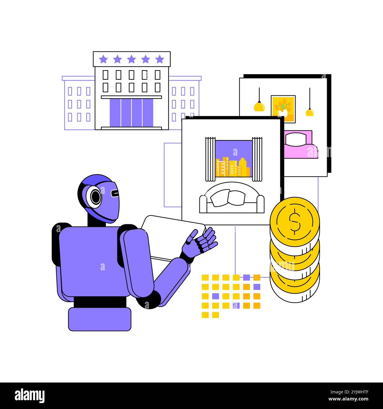 Ai Powered Dynamic Pricing Abstract Concept Vector Illustration Stock Vector Image And Art Alamy