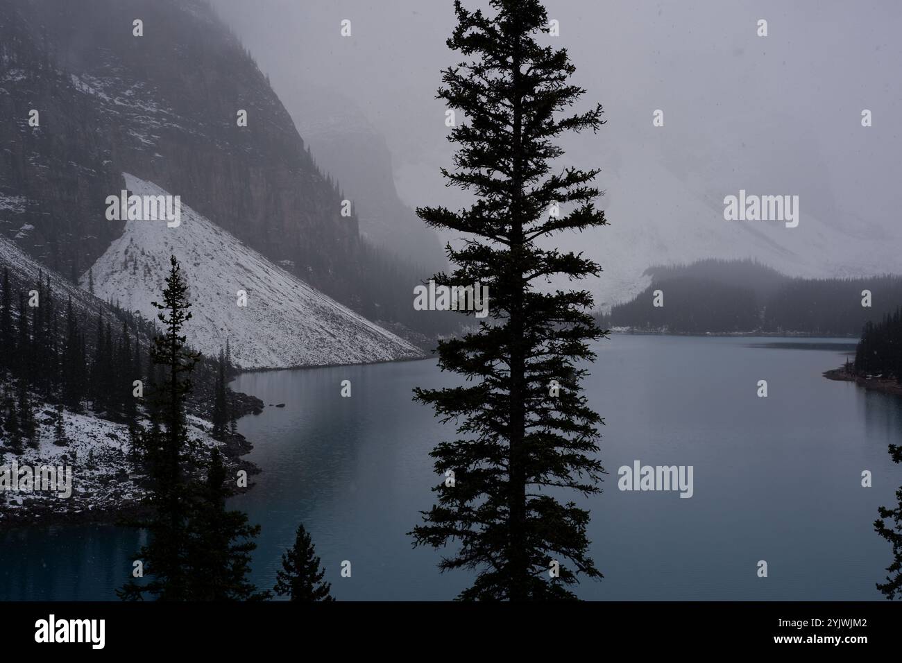Photo of Moraine Lake situated in the Valley of the Ten Peaks in Banff National Park, Alberta ...