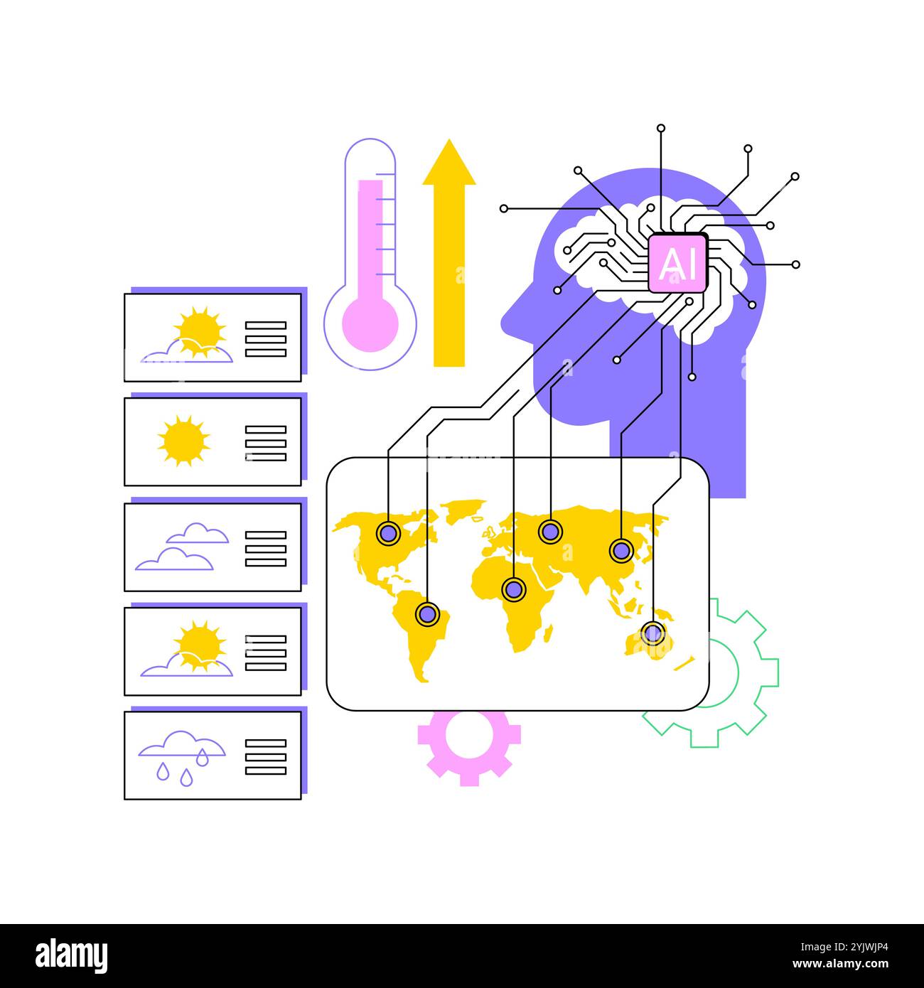 Ai weather forecasting hi-res stock photography and images - Alamy