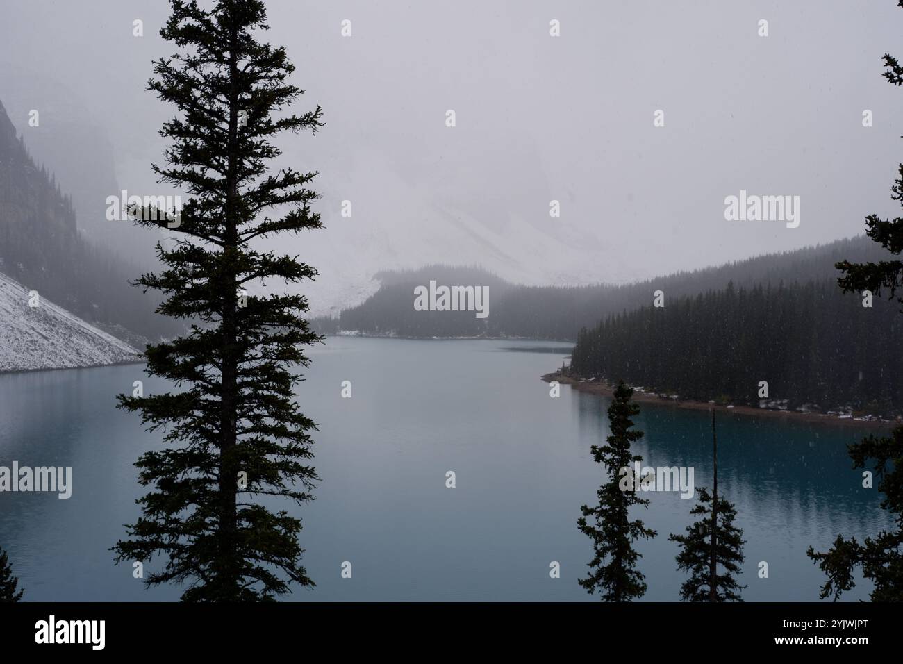 Photo of Moraine Lake situated in the Valley of the Ten Peaks in Banff National Park, Alberta ...