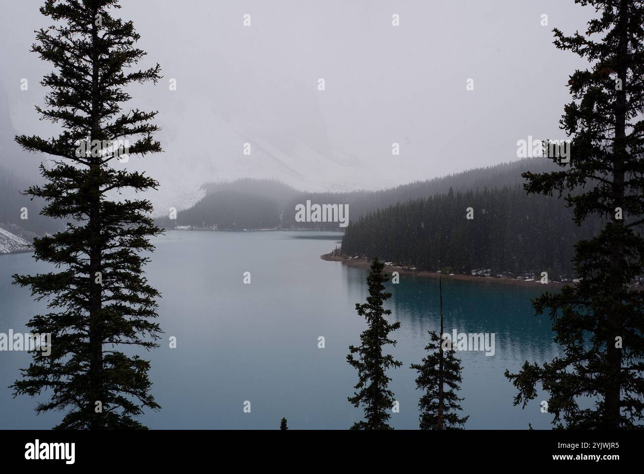 Photo of Moraine Lake situated in the Valley of the Ten Peaks in Banff National Park, Alberta ...