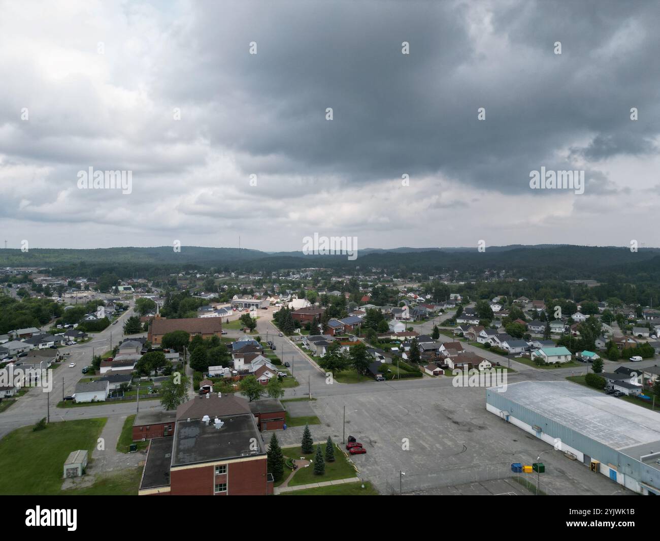 Aerial view above quiet streets hi-res stock photography and images - Alamy