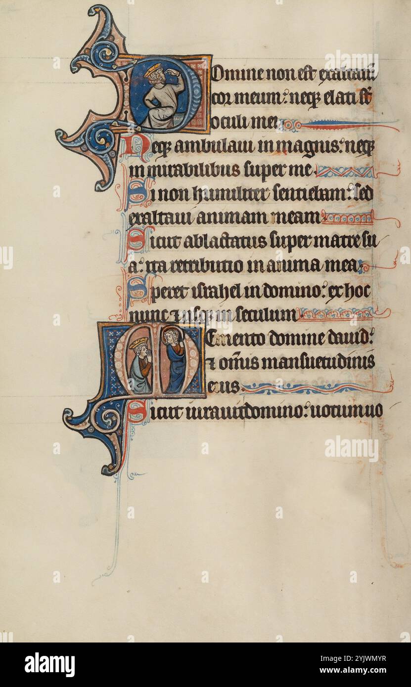 Initial D: A Seated King Pointing to His Eyes: Initial M: David ...