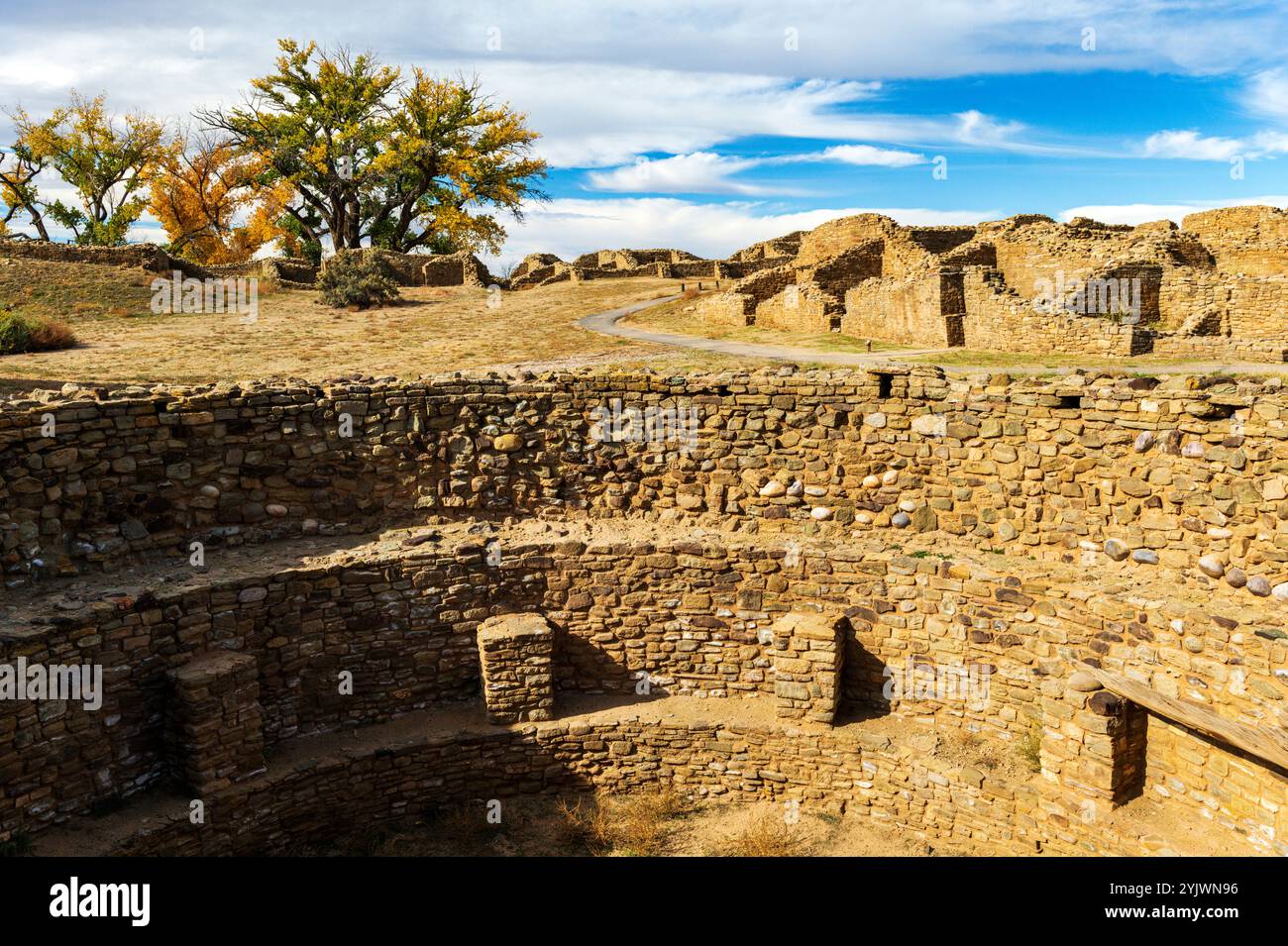 Aztek ruins national monument hi-res stock photography and images - Alamy