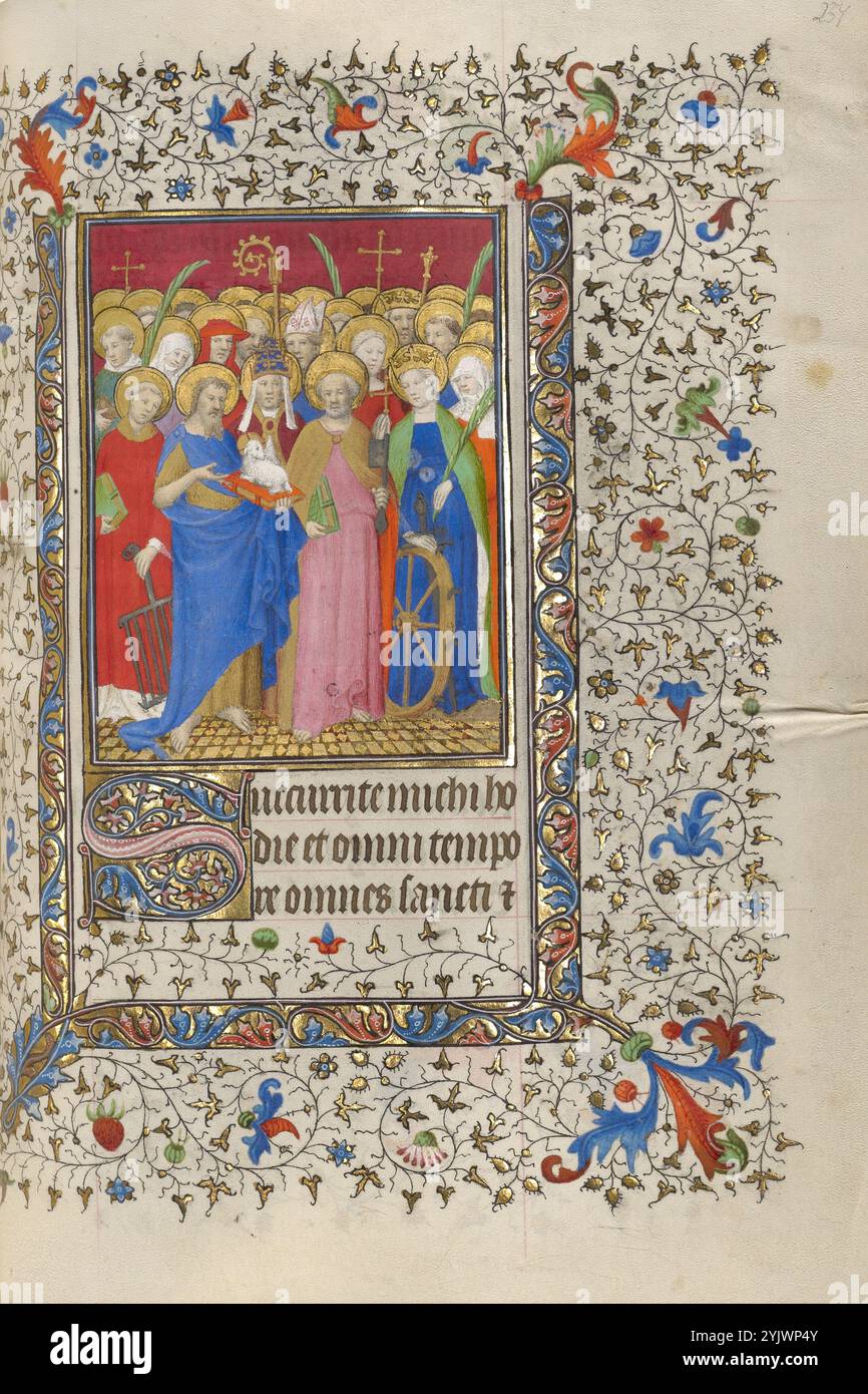 All Saints; Book of Hours, about 1415-1420. Additional Info: Holy men ...