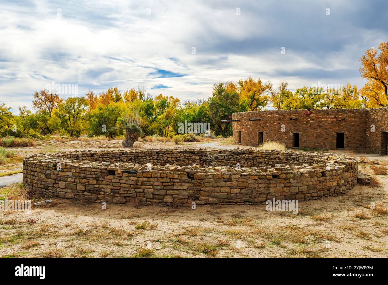 Aztek West; Aztek Ruins National Monument; Aztec; New Mexico; USA Stock ...
