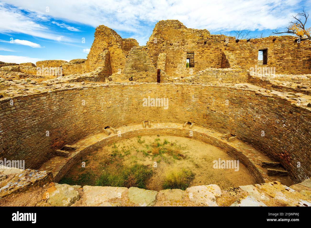 Aztek West; Aztek Ruins National Monument; Aztec; New Mexico; USA Stock ...