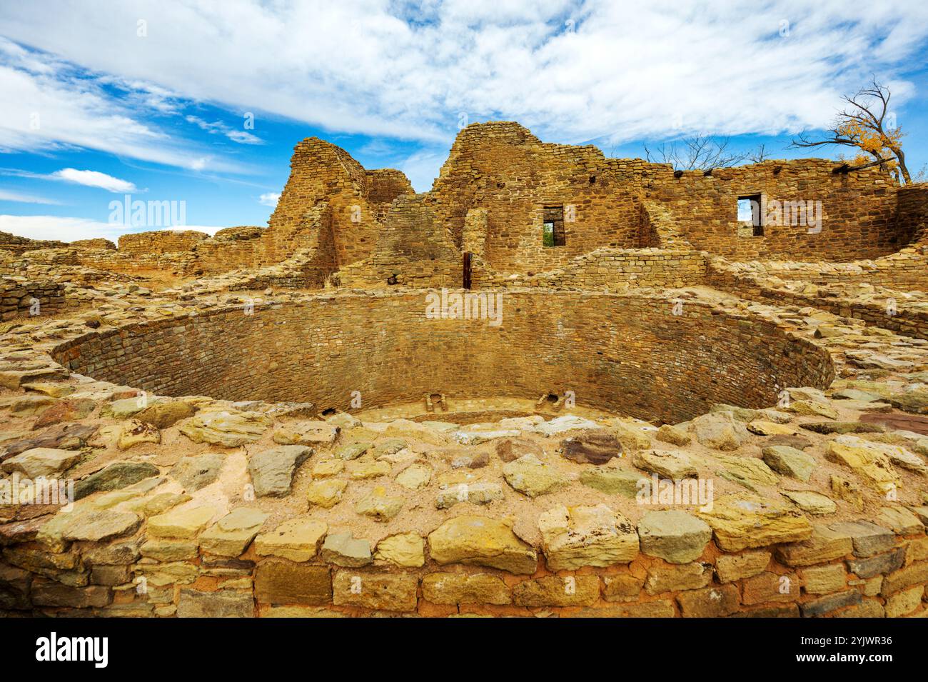 Aztek West; Aztek Ruins National Monument; Aztec; New Mexico; USA Stock ...