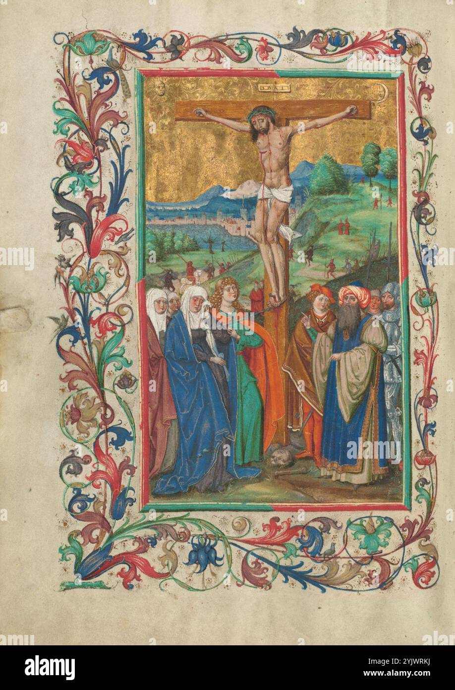The Crucifixion; Missal, about 1500-1505. Additional Info:Here the turbaned figure at right ...