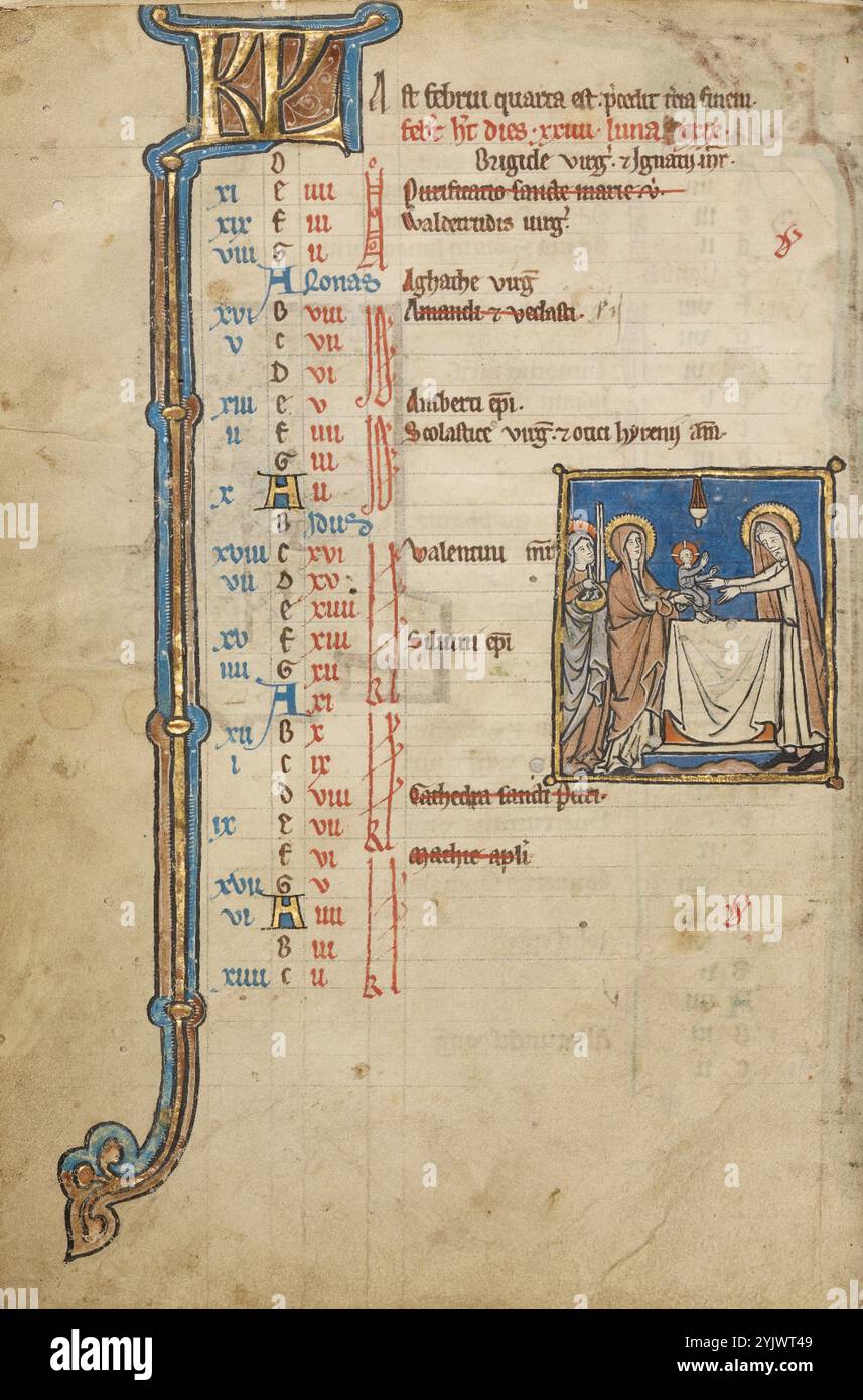 Medieval calendar children hi-res stock photography and images - Alamy