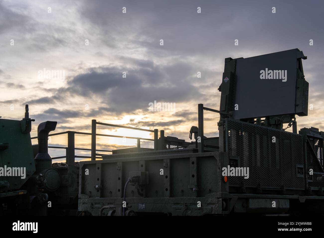 A Sentinel radar from 1st Battalion, 57th Air Defense Artillery ...