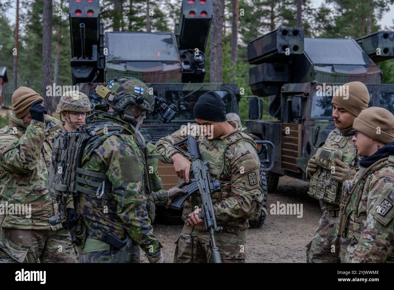 Soldiers from 1st Battalion, 57th Air Defense Artillery recieve ...