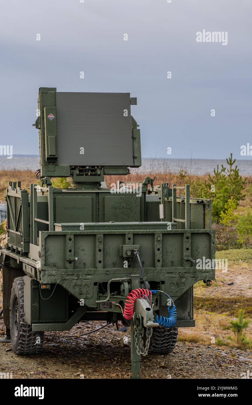 A Sentinel Radar from 1st Battalion, 57th Air Defense Artillery ...