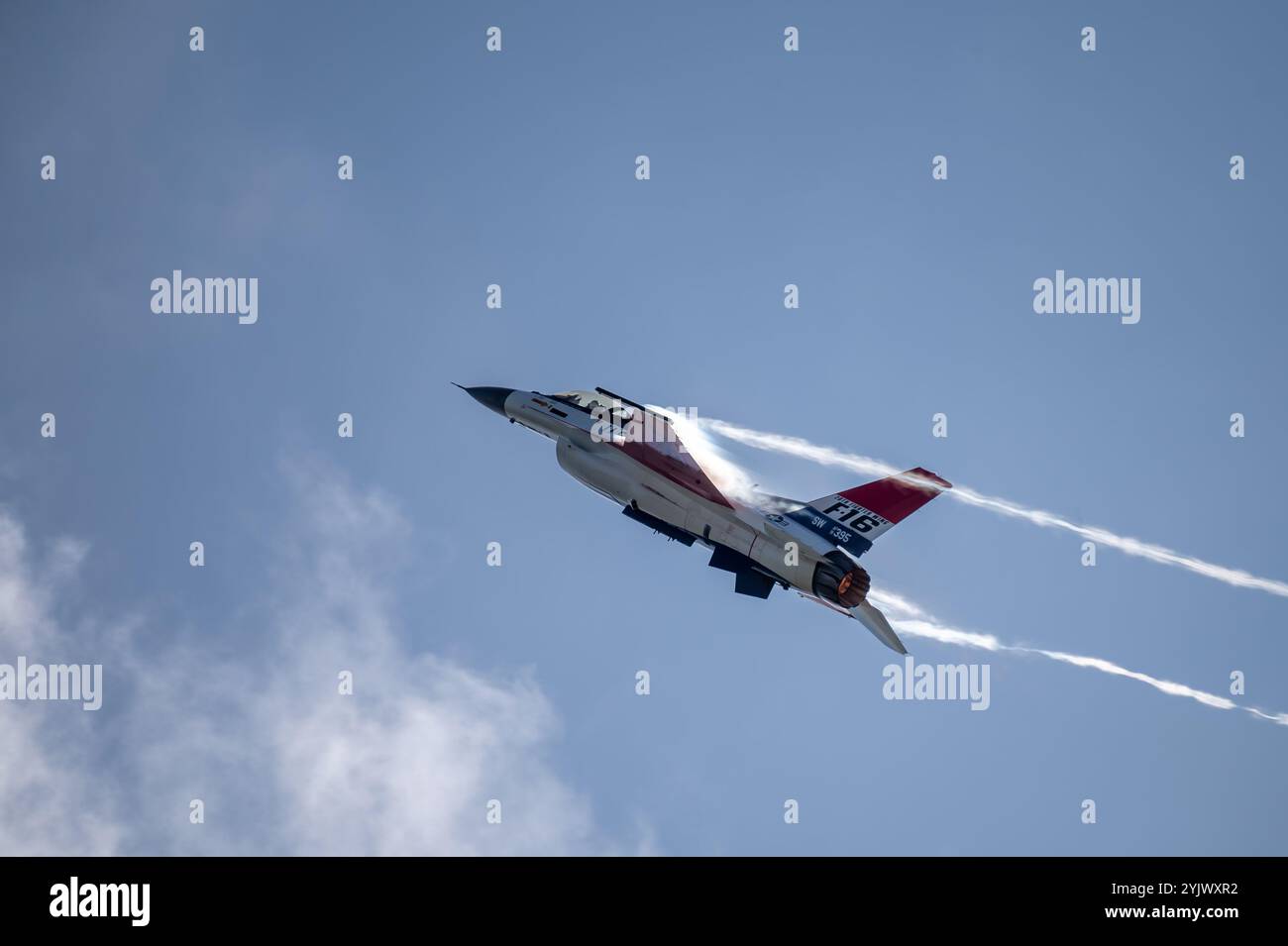 U.S. Air Force Maj. Taylor “FEMA” Hiester, F-16 Viper Demonstration ...