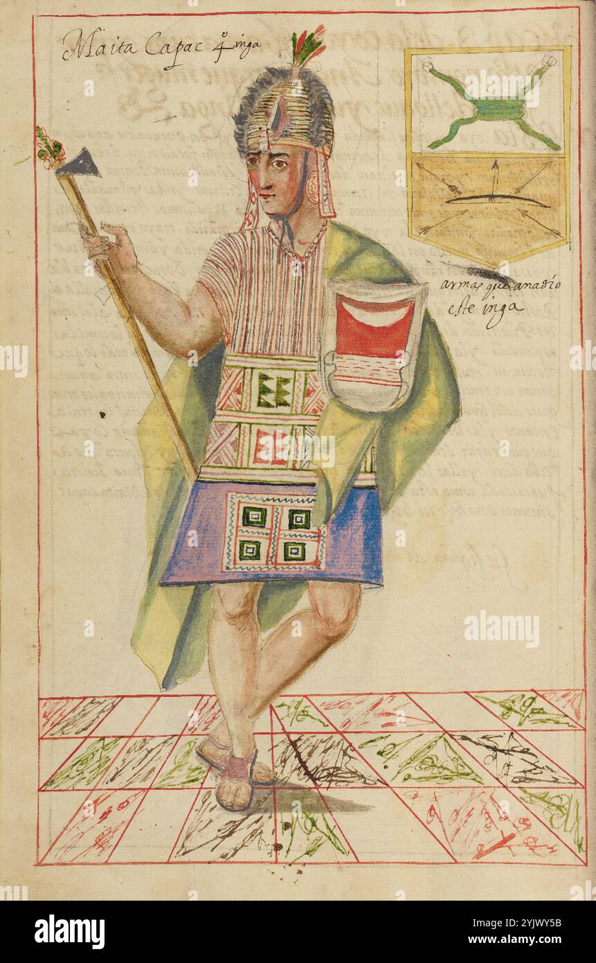 Mayta Capac, completed in 1616. Additional Info:Historia general del ...