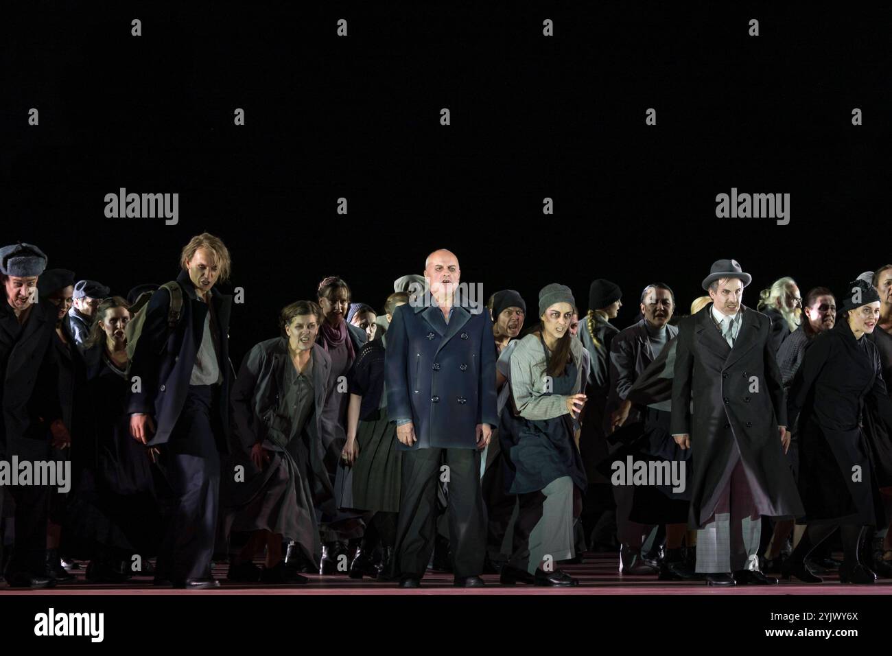 Saenger Christopher Purves als Sweeney Todd, Hubert Zapior als Anthony ...