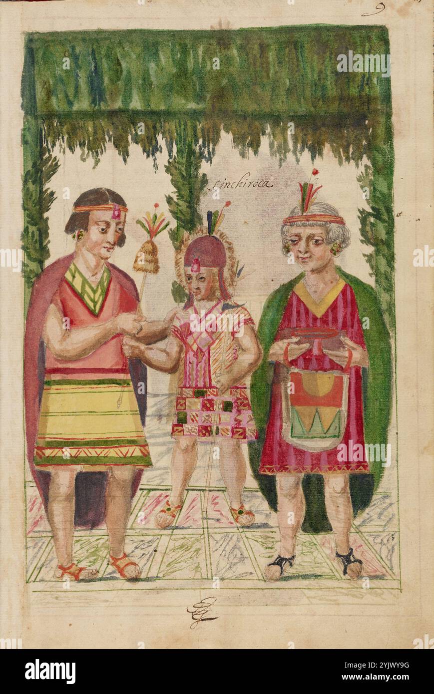 The Investiture of Sinchi Roca by Manco Capac, completed in 1616 ...