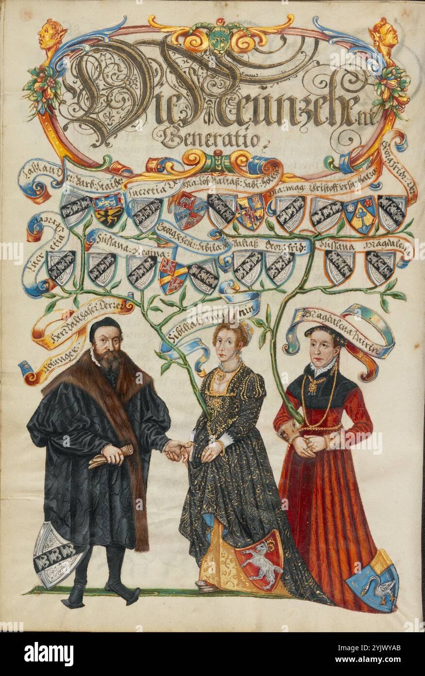 The Nineteenth Generation, Balthasar Derrer, about 1626-1711 ...