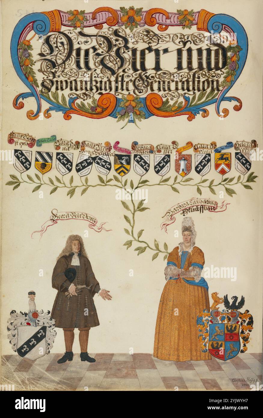 The Twenty-Fourth Generation, Georg Veit Derrer, about 1626-1711 ...