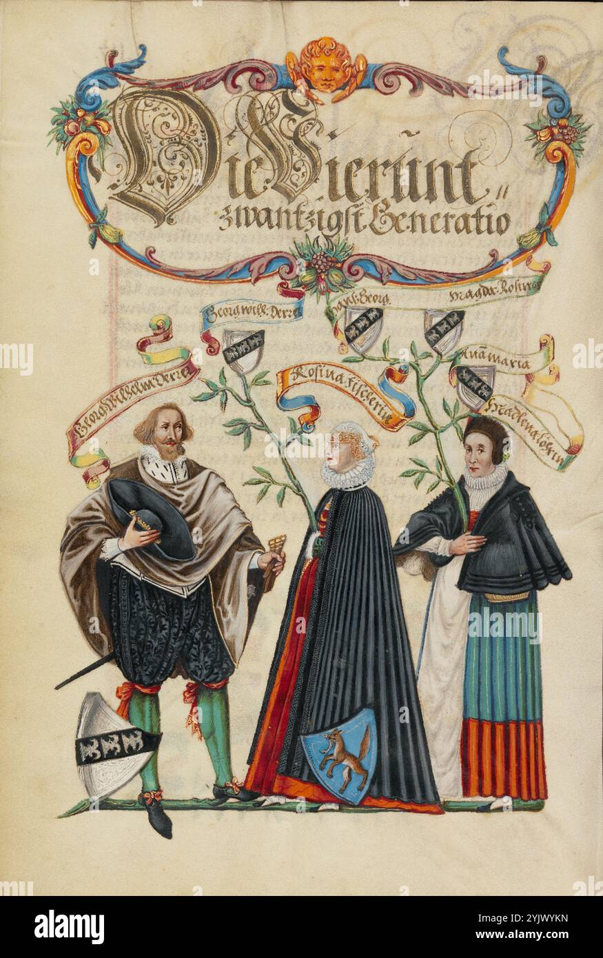 The Twenty-Fourth Generation, Georg Wilhelm Derrer, about 1626-1711 ...