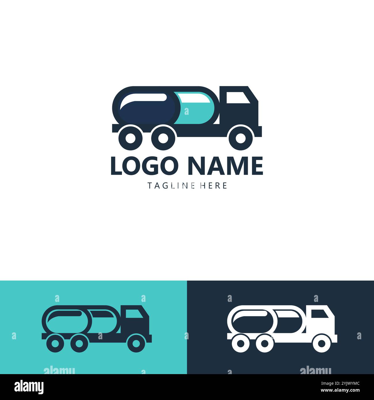 Minimal truck logo Stock Vector Images - Alamy