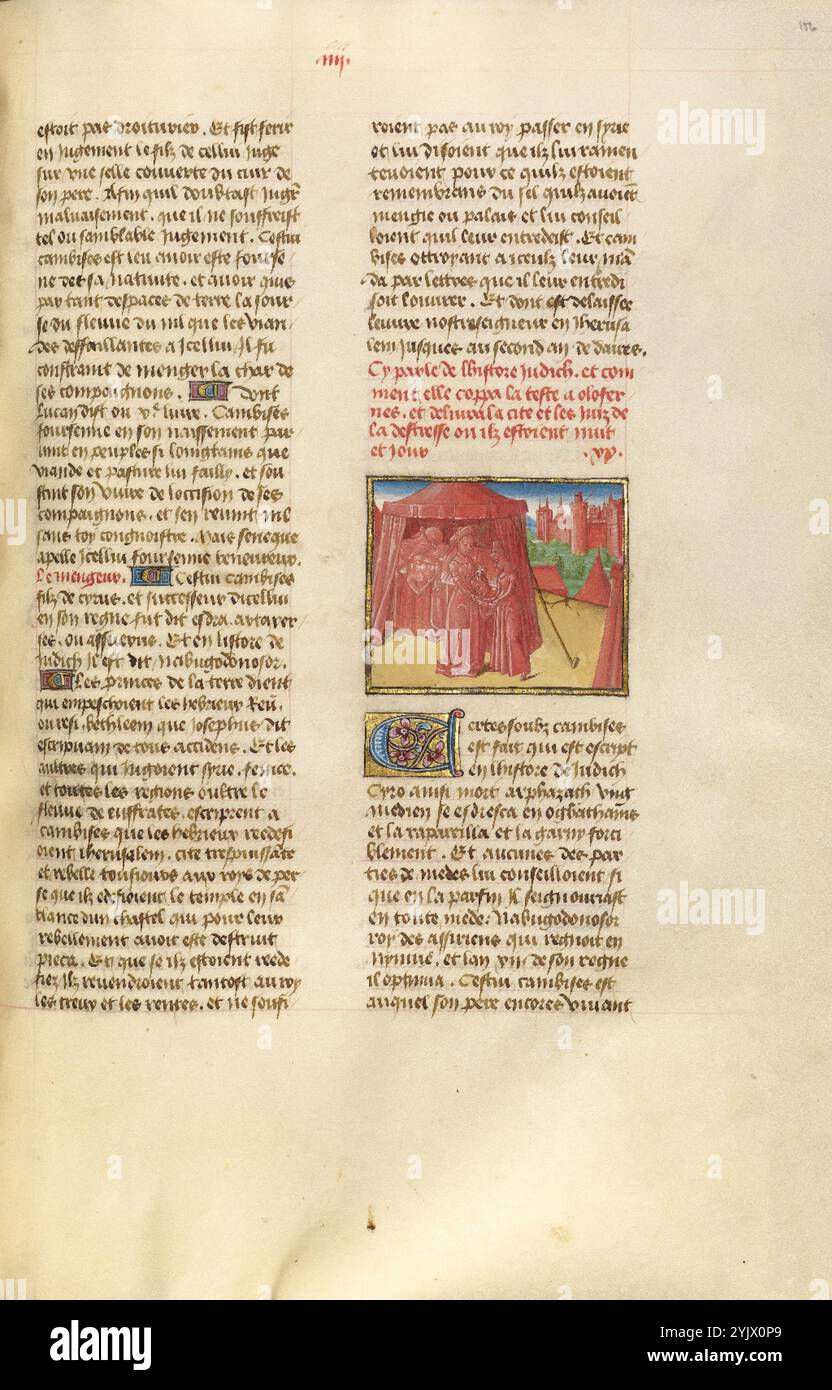 Judith with the Head of Holofernes; Miroir Historial, about 1475 ...