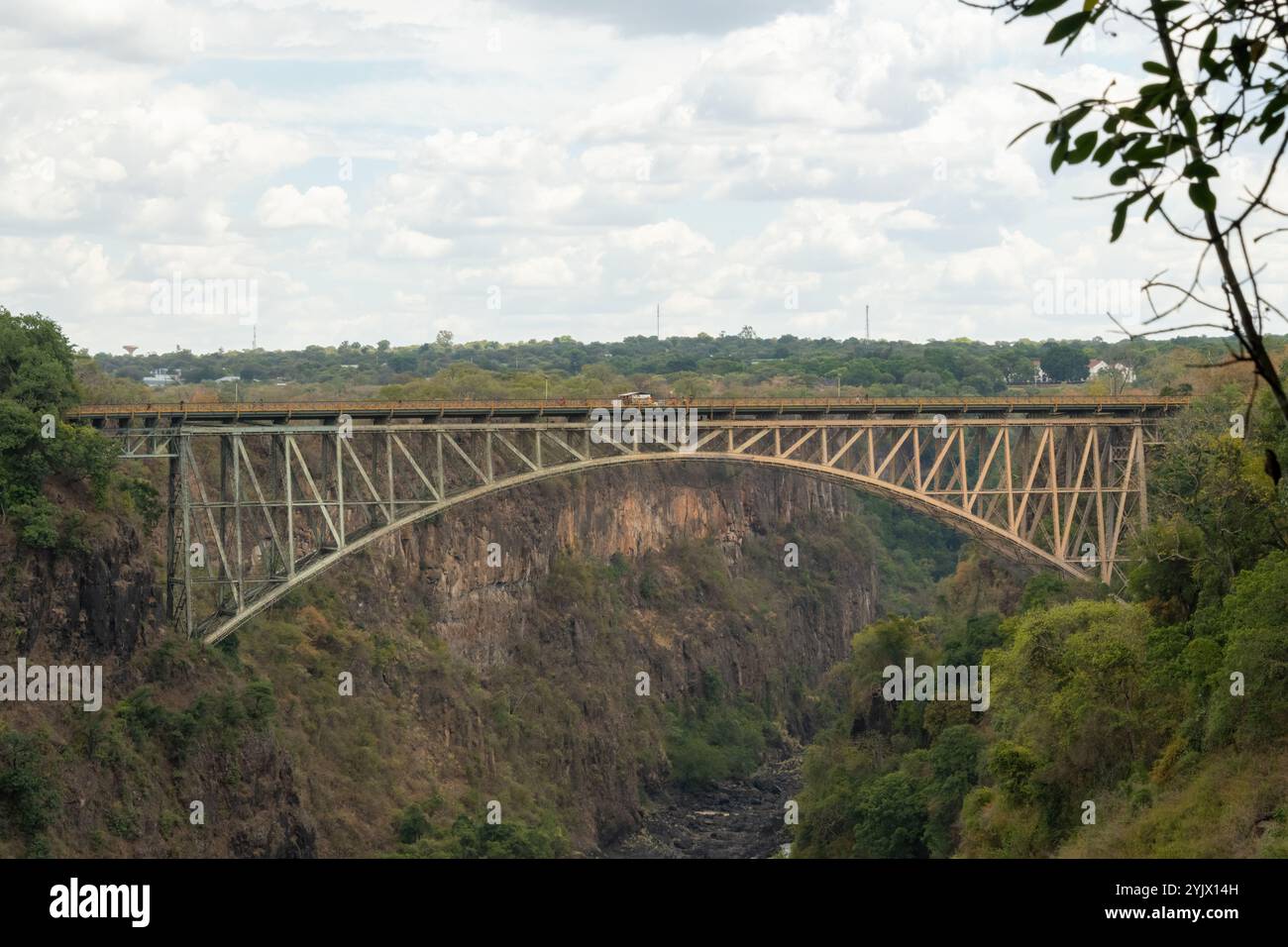 The Victoria Falls Bridge, designed by the Cleveland Bridge and ...