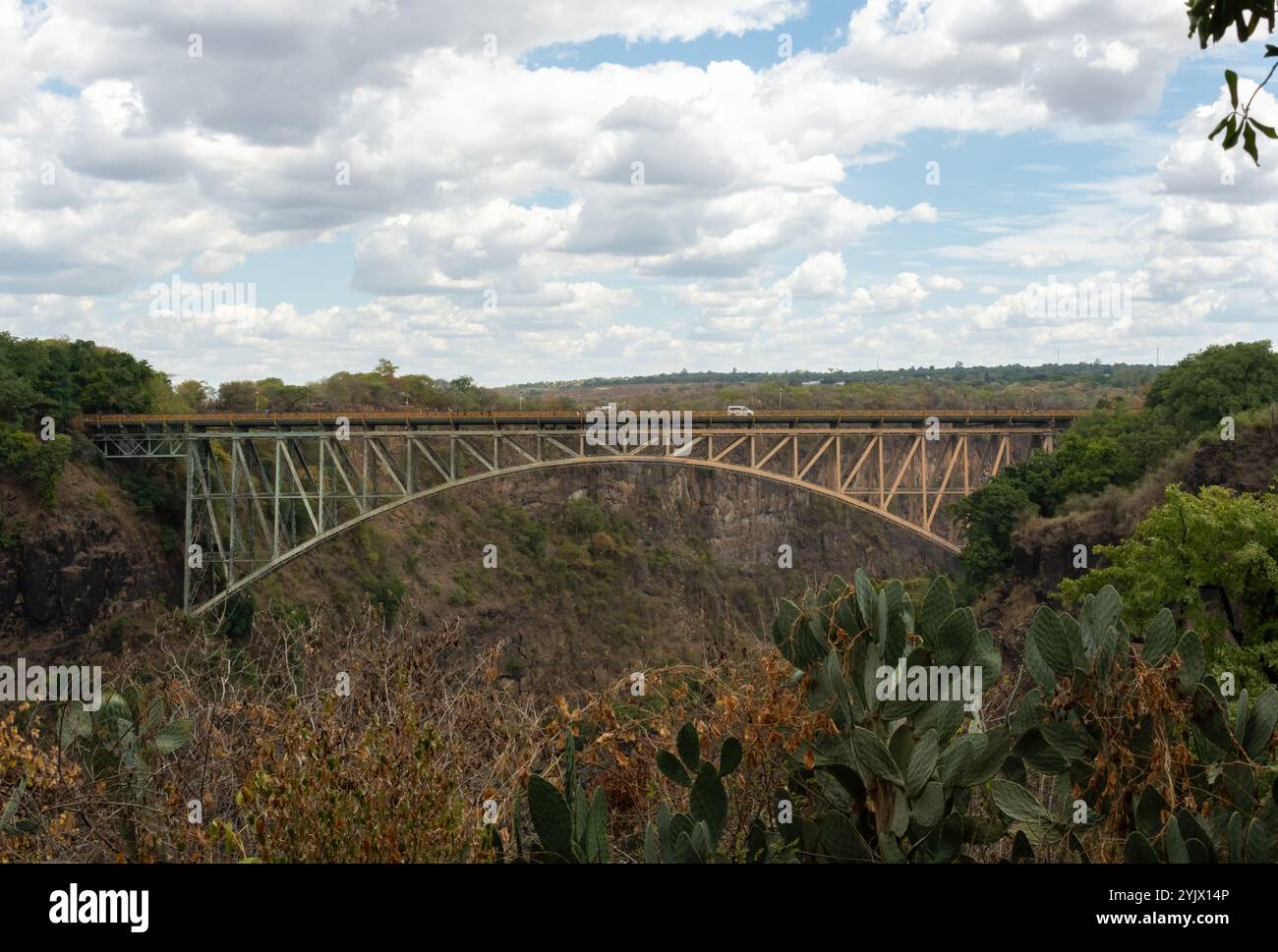 The Victoria Falls Bridge, designed by the Cleveland Bridge and ...