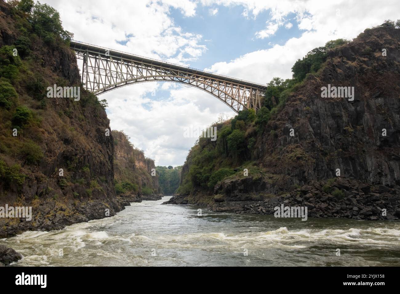 The Victoria Falls Bridge, designed by the Cleveland Bridge and ...