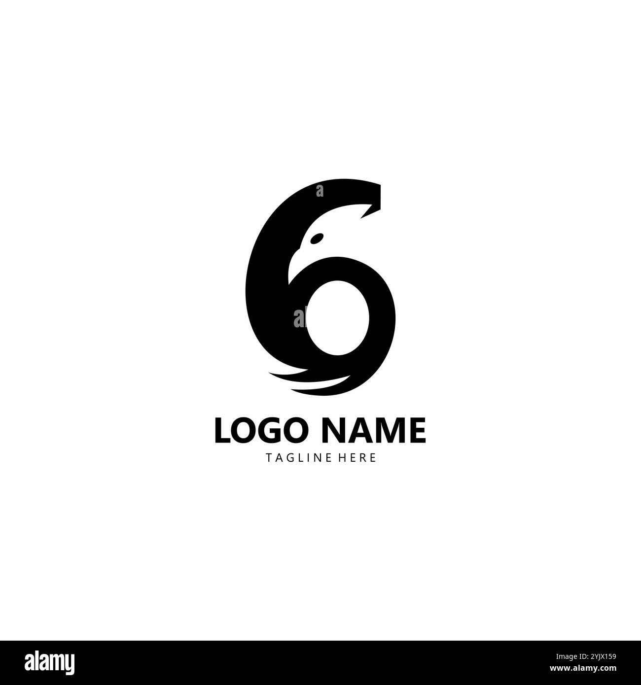 six eagle logo design vector Stock Vector Image & Art - Alamy