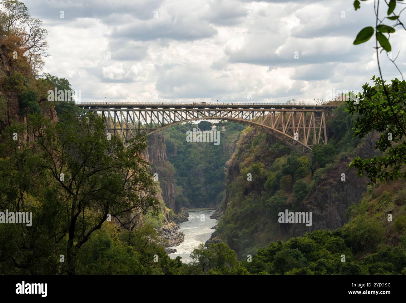 The Victoria Falls Bridge, designed by the Cleveland Bridge and ...
