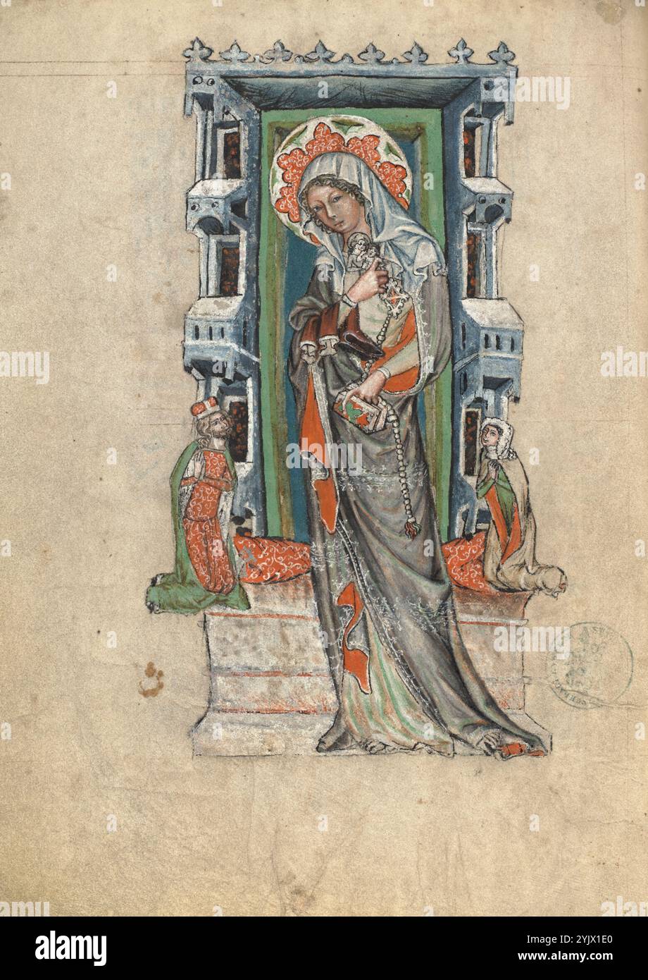 Saint Hedwig of Silesia with Duke Ludwig I of Liegnitz and Brieg and ...