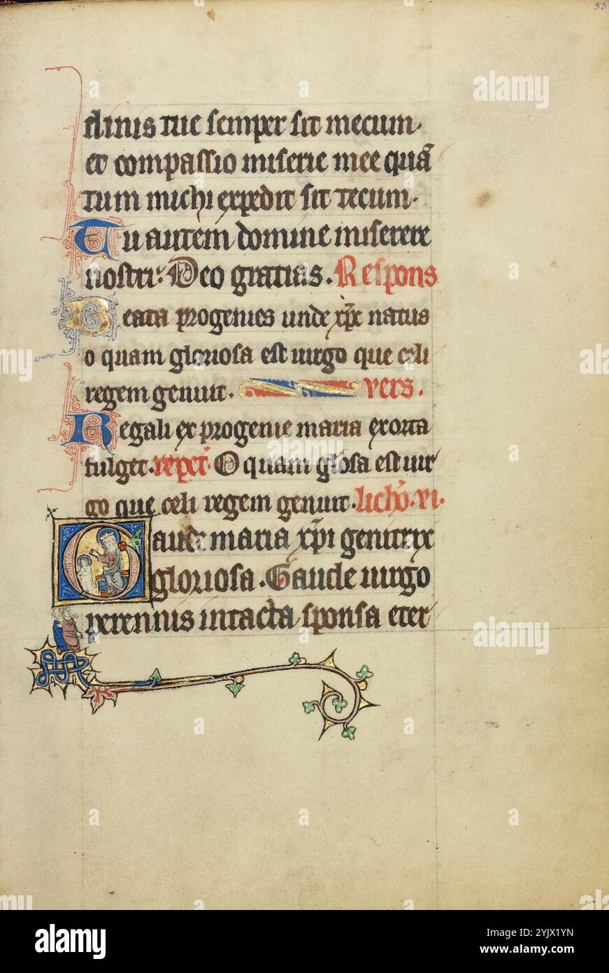 Initial G: The First Steps of Jesus; Ruskin Hours, about 1300 ...