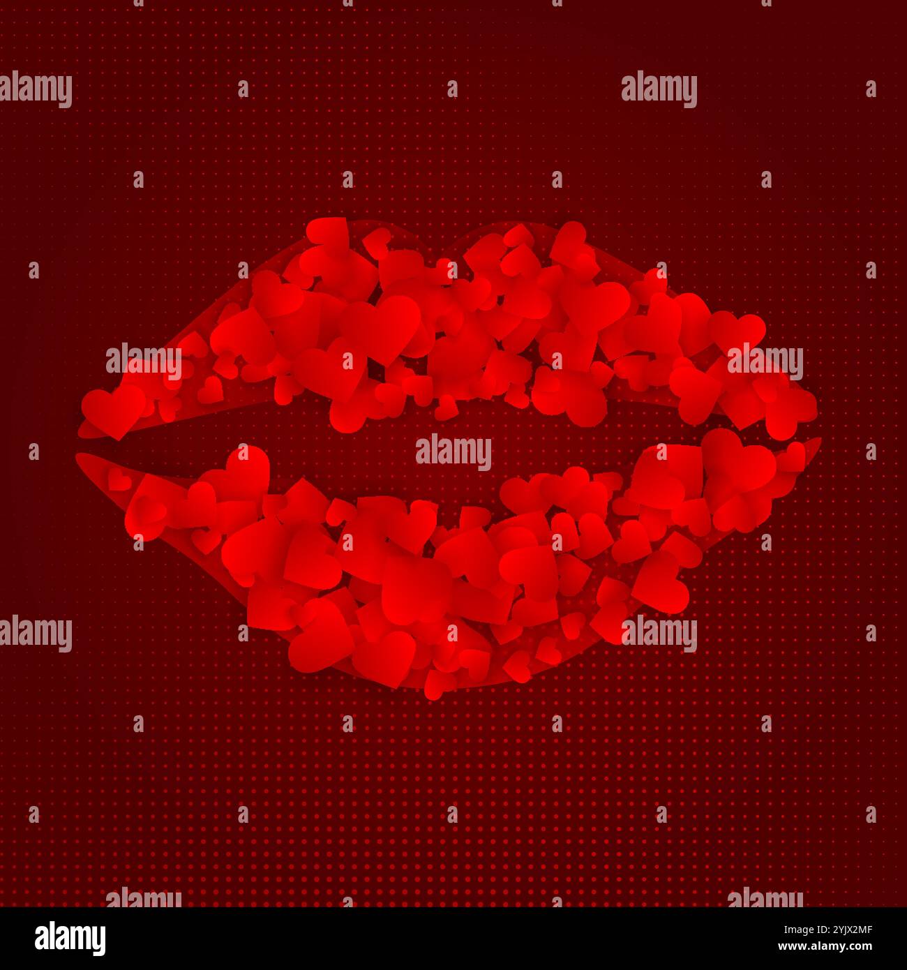 Silver lips Stock Vector Images - Alamy