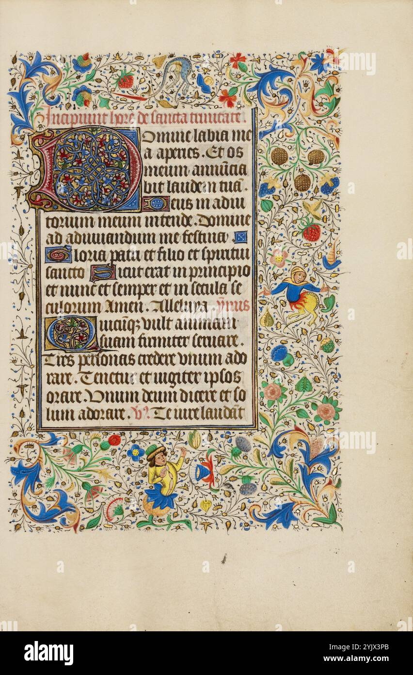 Medieval illuminated page border hi-res stock photography and images ...