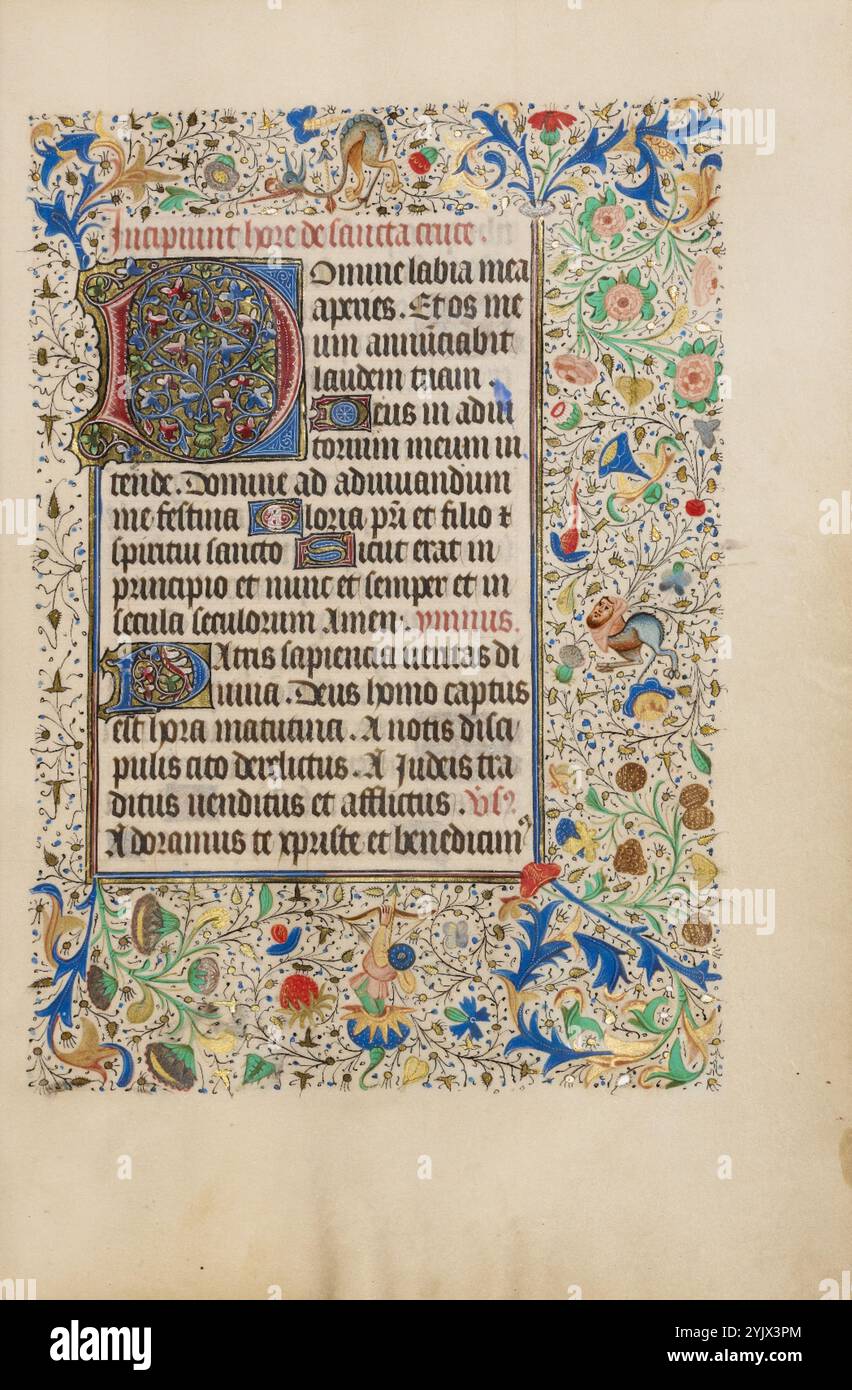 Medieval illuminated page border hi-res stock photography and images ...